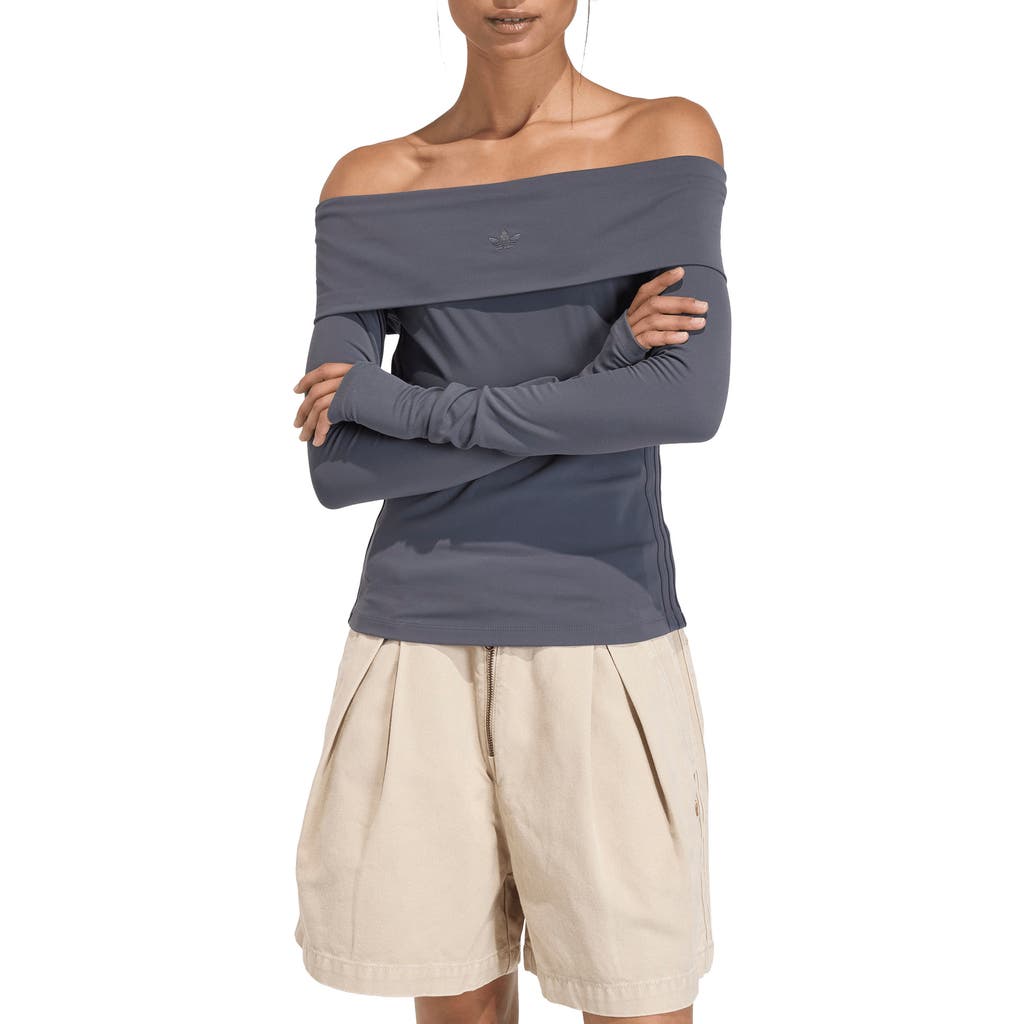 adidas Originals - Essentials Off the Shoulder Long Sleeve Top