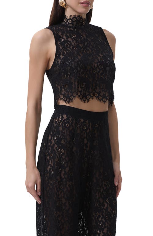 AFRM - Cayne Sheer Lace Crop Tank