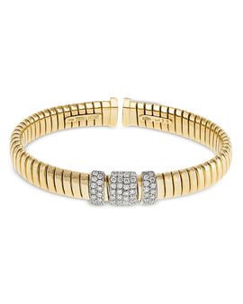 Alberto Milani - 18K Yellow Gold Diamond & Turquoise Via Giardino ...