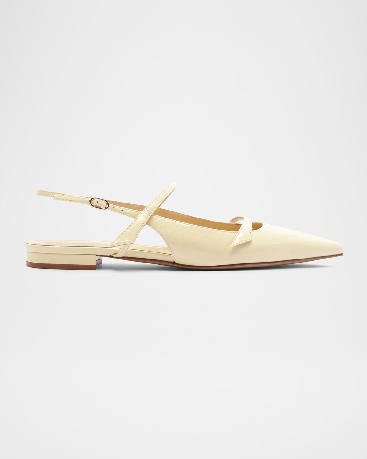 Alexandre Birman - Tita Leather Slingback Flats