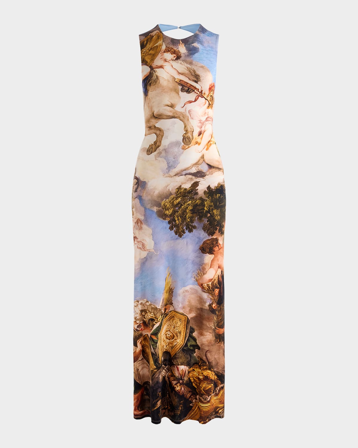 Alice + Olivia - Renaissance Delora Open-Back Maxi Dress