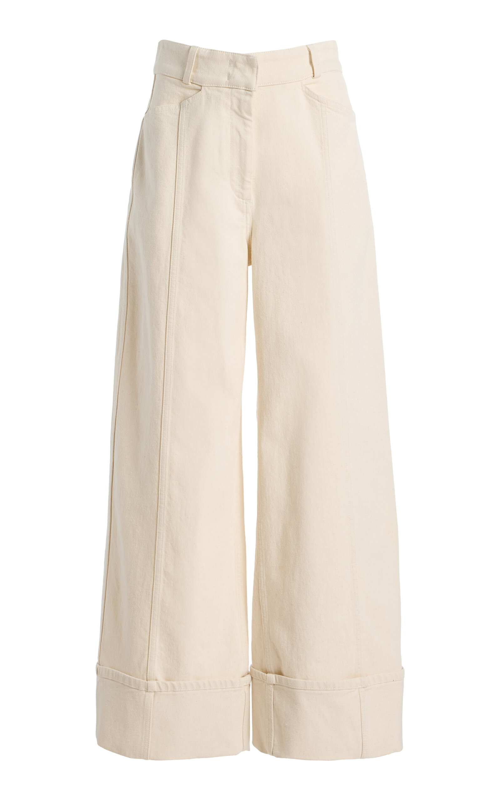 Another Tomorrow - Denim Cuffed Pants