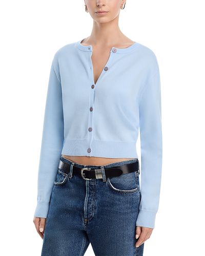 Aqua - Cropped Cardigan