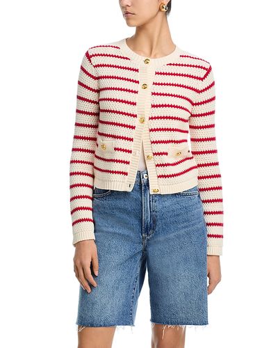 Aqua - Striped Cardigan