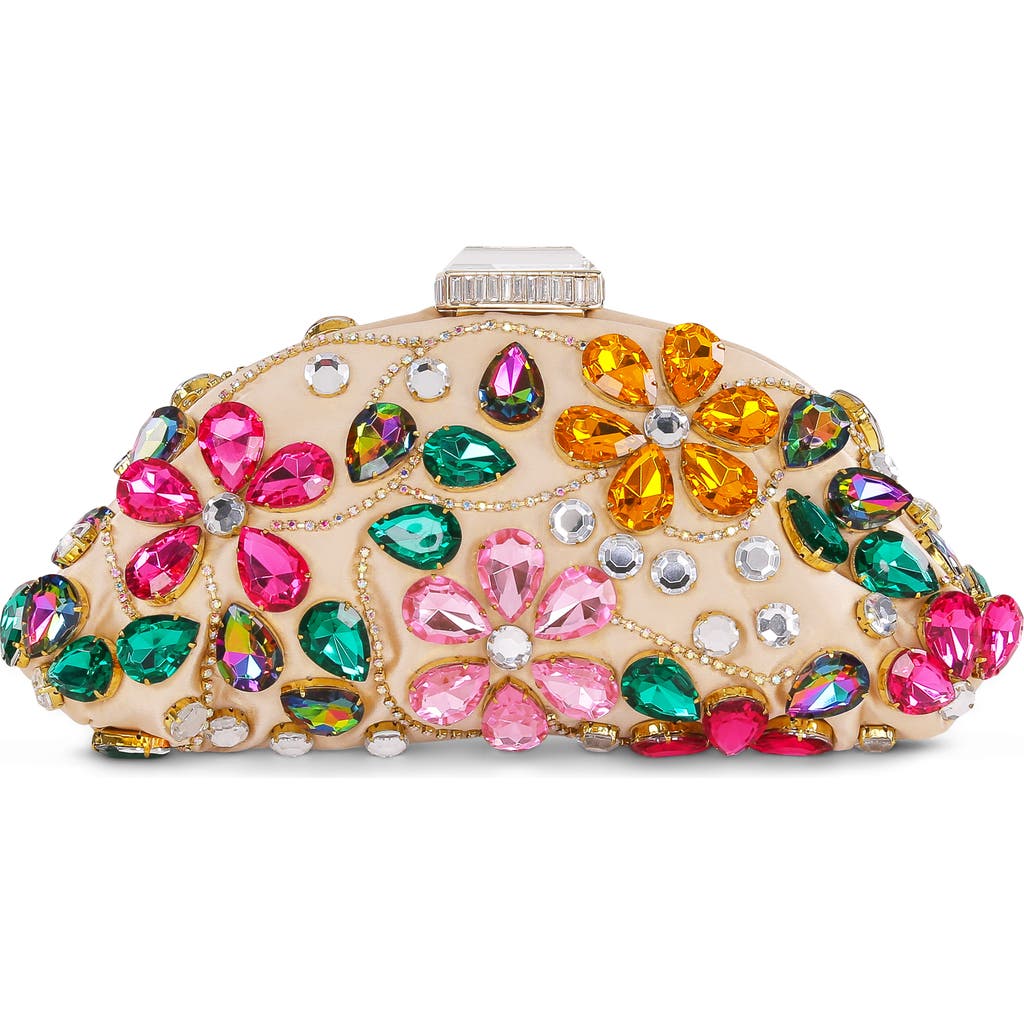 BADGLEY MISCHKA - Jem Crystal Floral Clutch