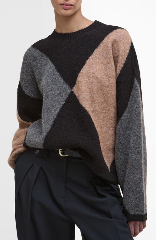 Barbour - Sabrina Colorblock Wool Blend Crewneck Sweater