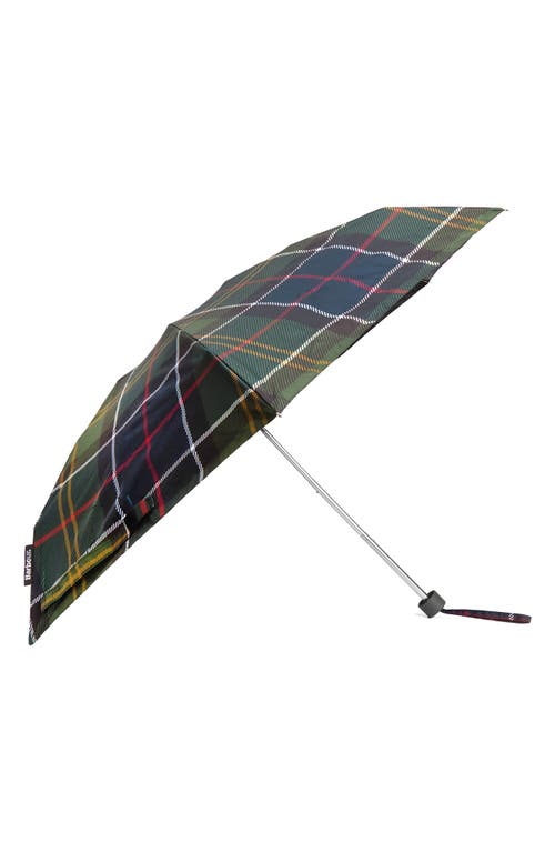 Barbour - Tartan Umbrella with Sun Protection