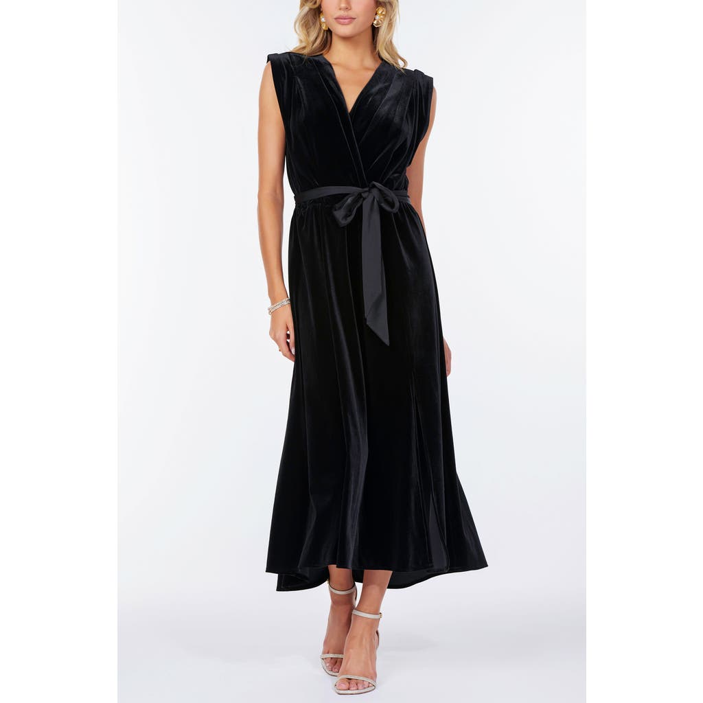Bishop + Young - Bishop + Young Luxe Velvet Aeries Wrap Dress