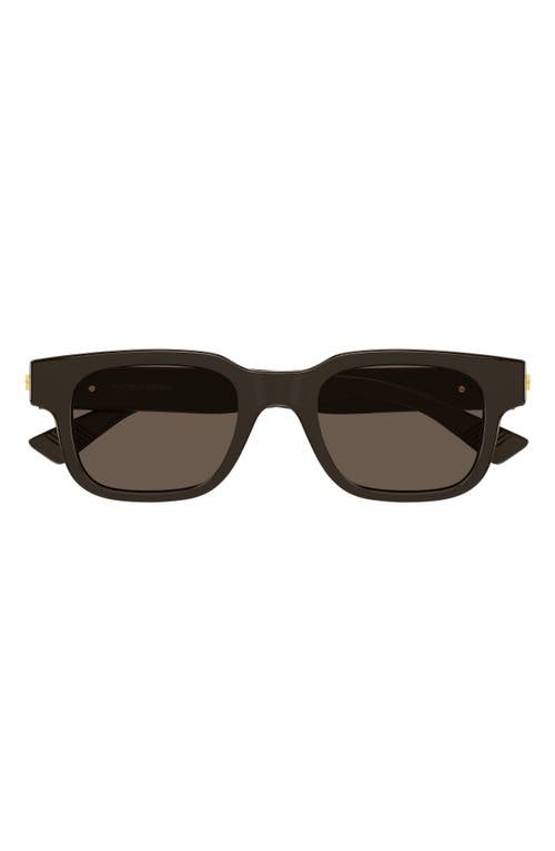 Bottega Veneta - 49mm Small Rectangular Sunglasses