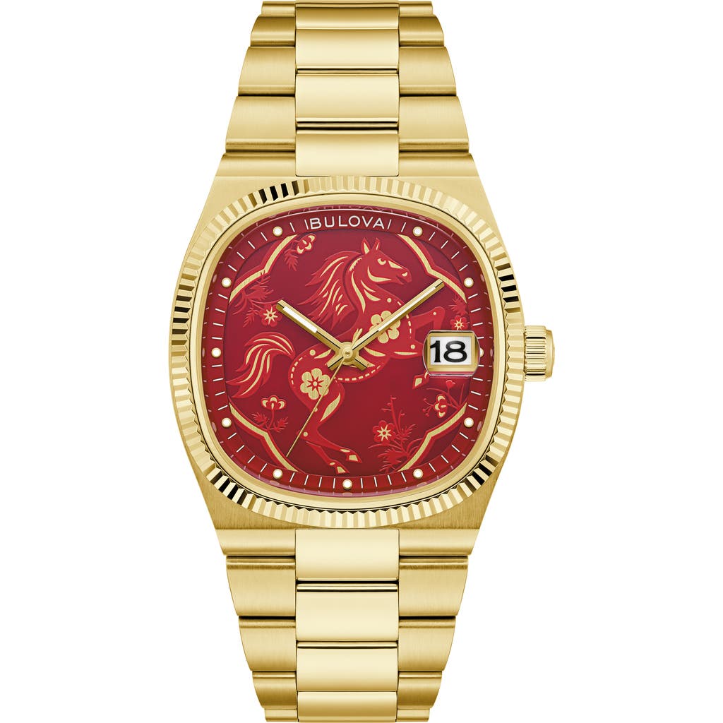 BULOVA - Super Seville Year of the Horse Bracelet Watch, 37.5mm