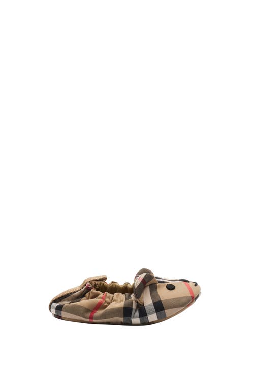 burberry - Thomas Bear Check Cotton Booties