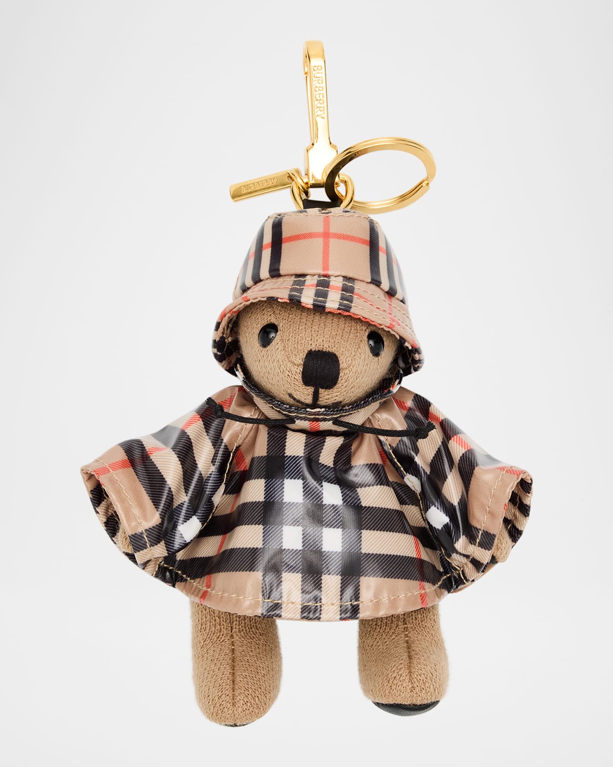 Burberry - Thomas Check Raincoat Bear Bag Charm