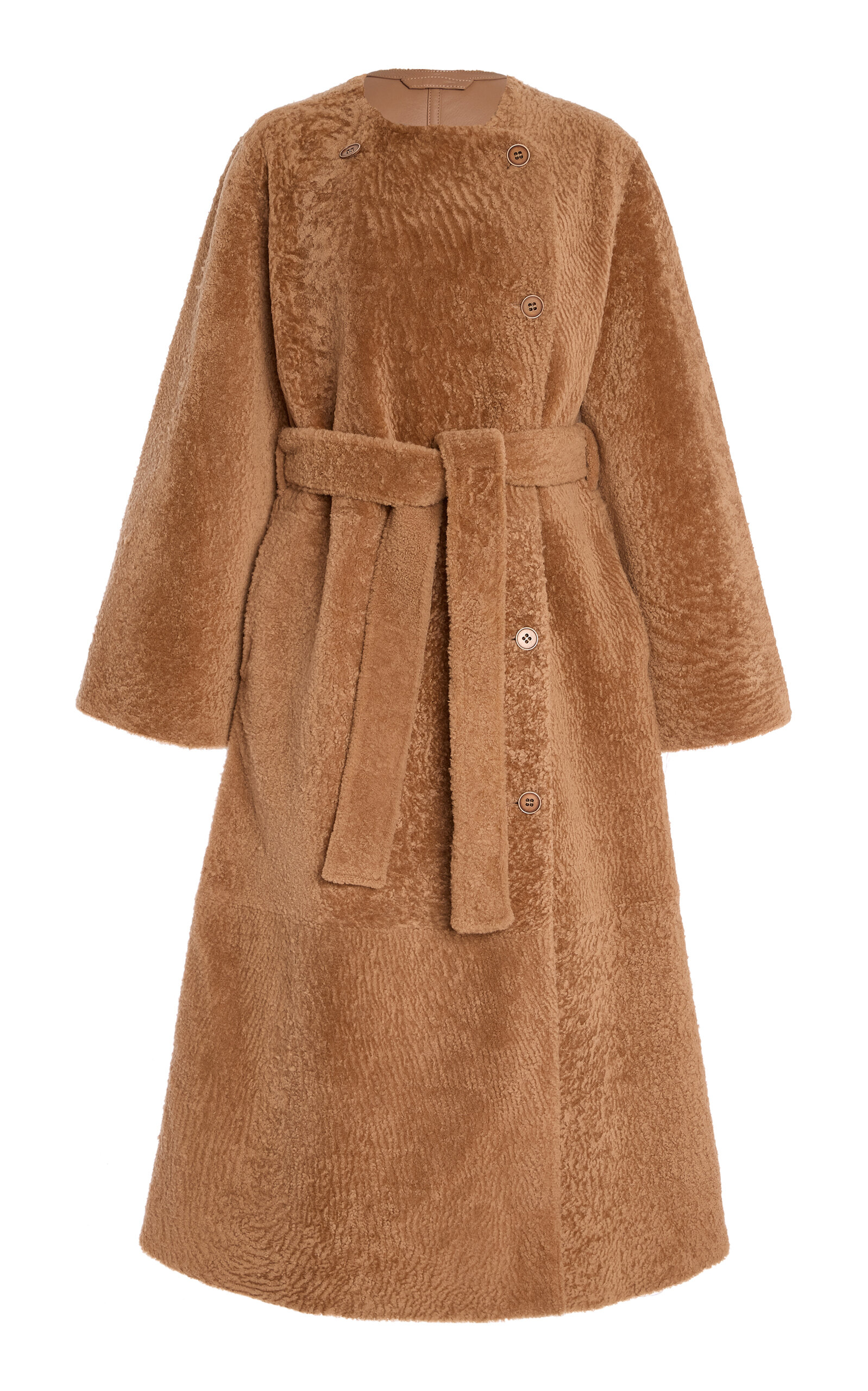By Malene Birger - Sandria Reversible Shearling Coat Brown EU 40