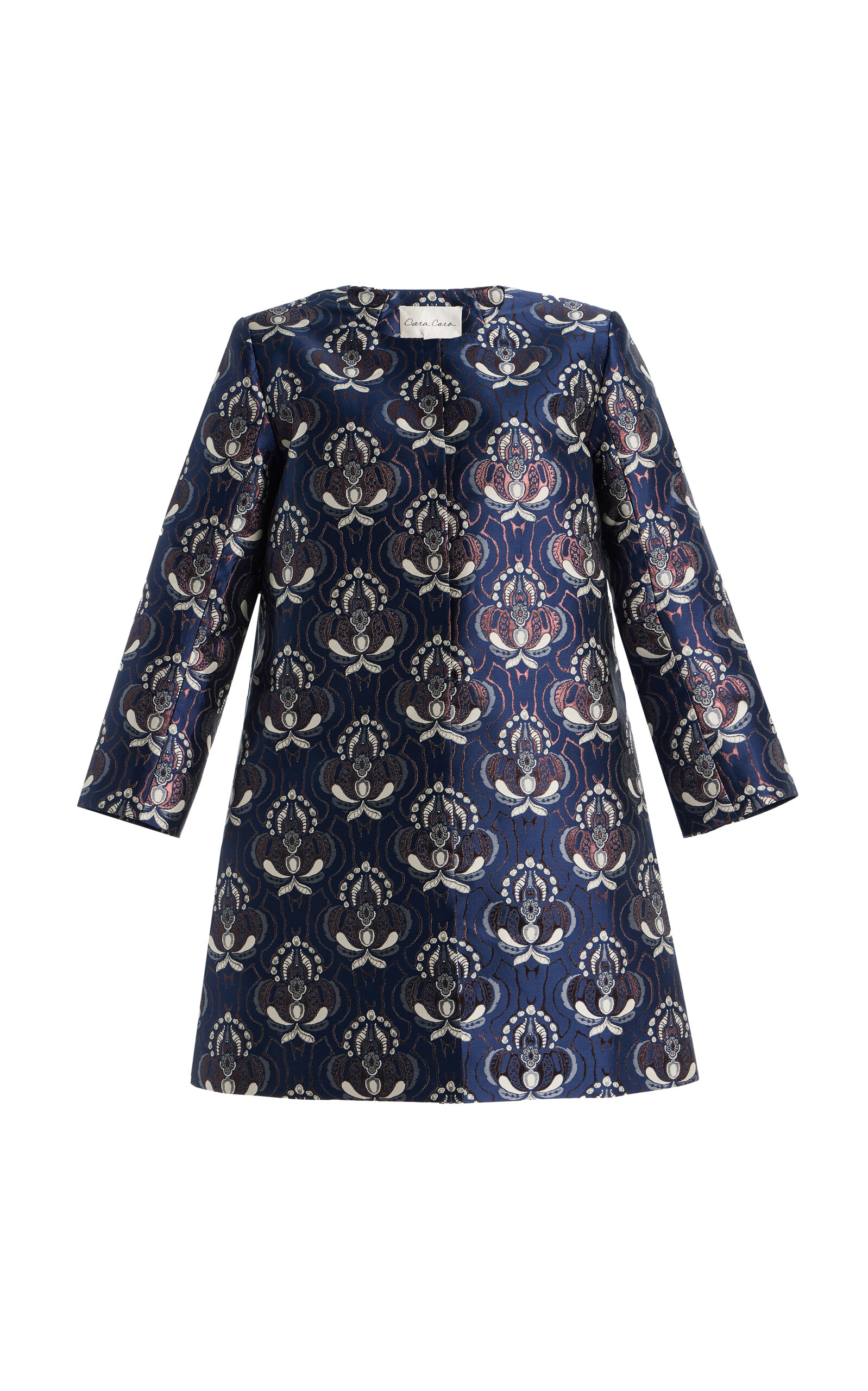 Cara Cara - Donna Jacquard Jacket Navy S