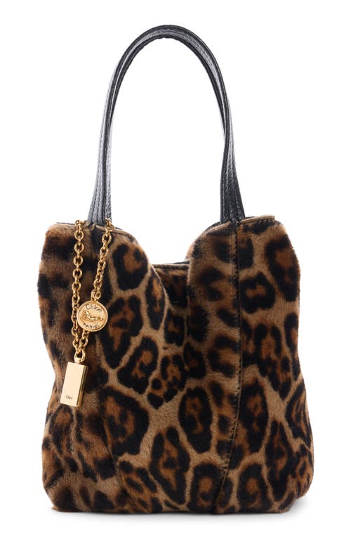 Chloé - Small Spin Leopard Print Faux Fur Bag