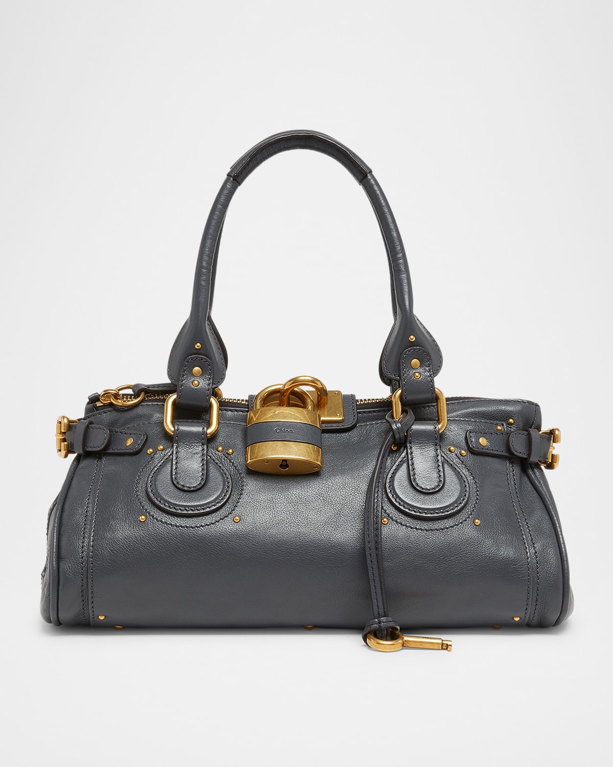 Chloe - Paddington Padlock Shoulder Bag in Leather