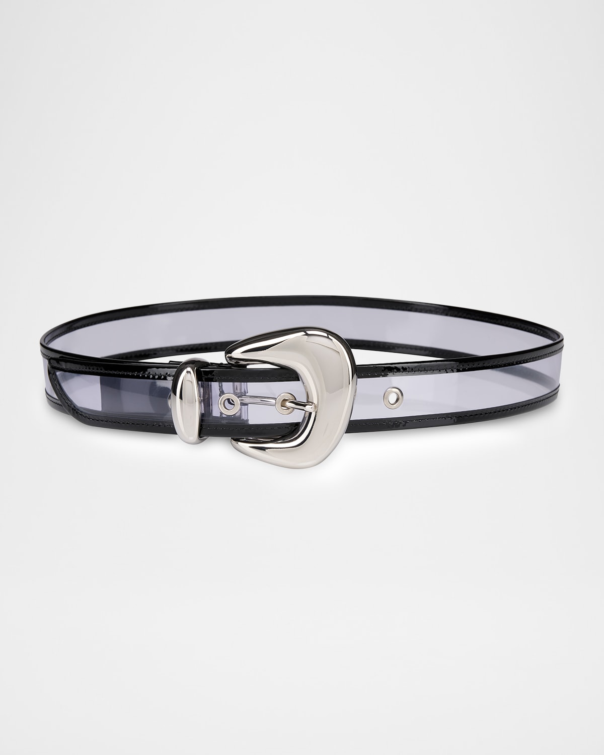 Christian Louboutin - Bubble Belt in Clear PVC and Patent Leather