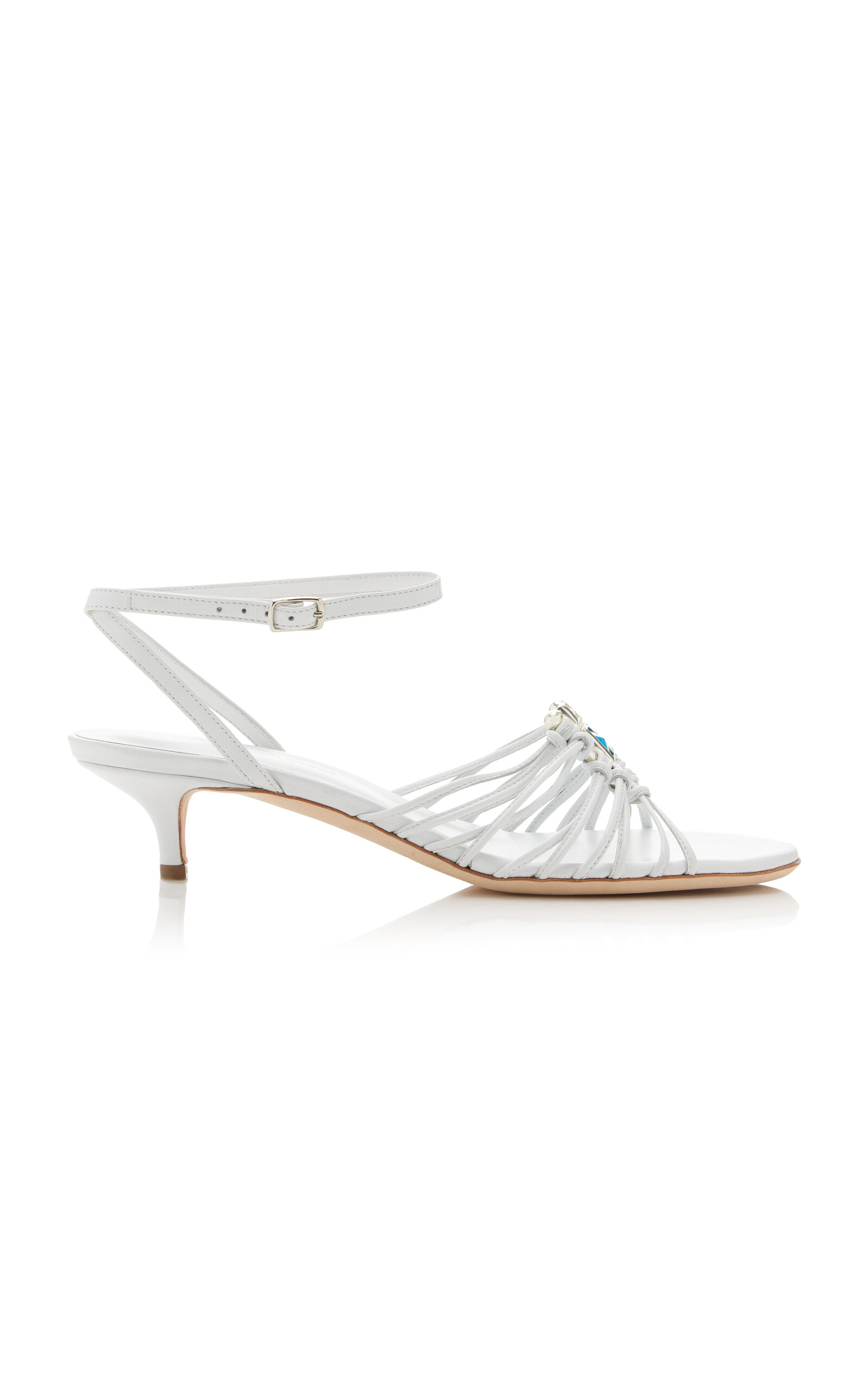 Christopher Esber - Bezel Quartz Micro Heel Sandals