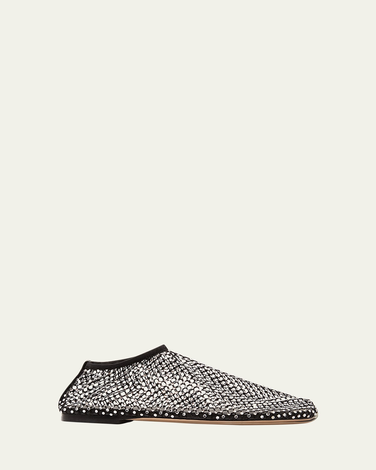 Christopher Esber - Minette Crystal Net Ballerina Flats