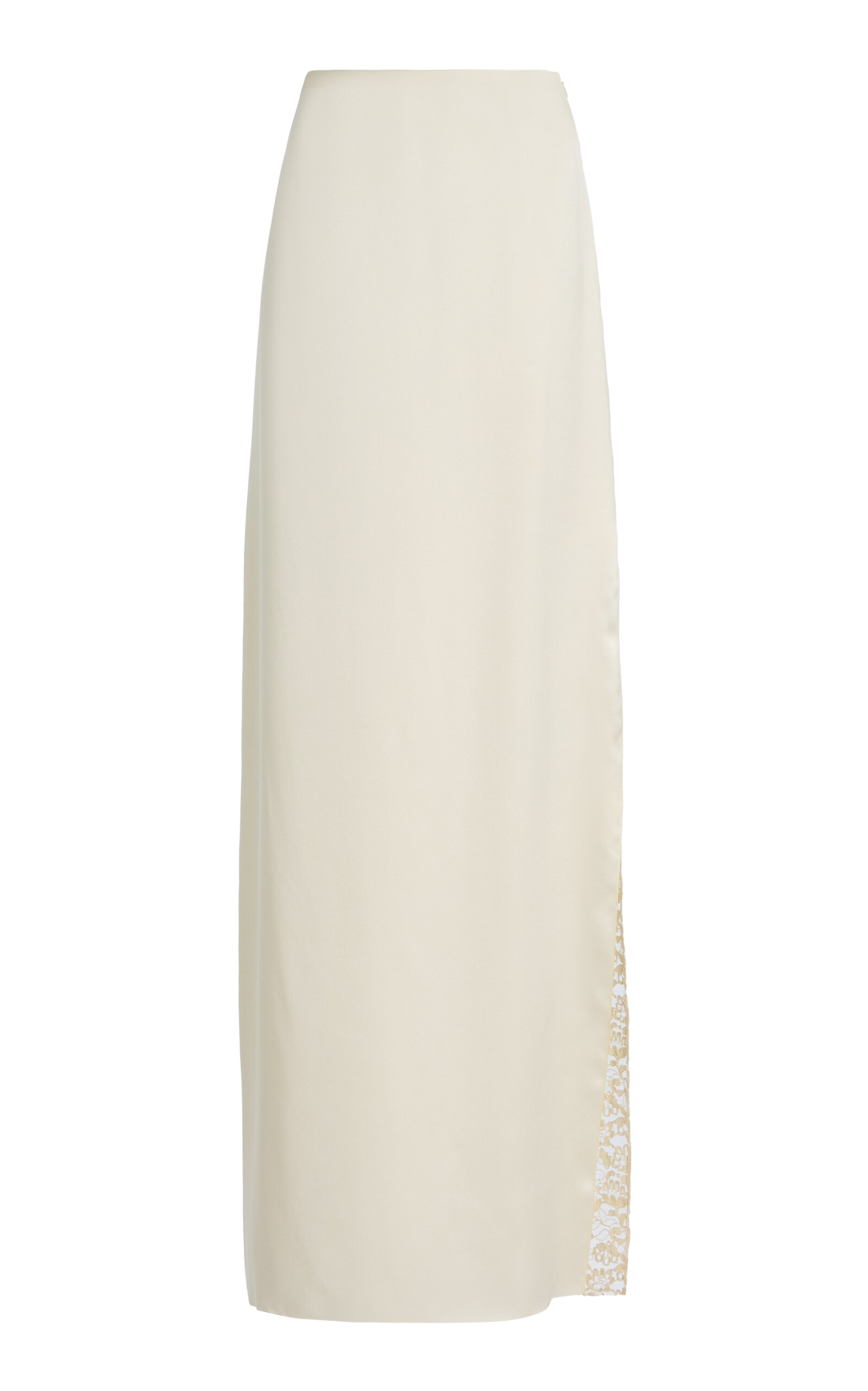 COLLEEN ALLEN - Boudoir Silk Lace Skirt Ivory