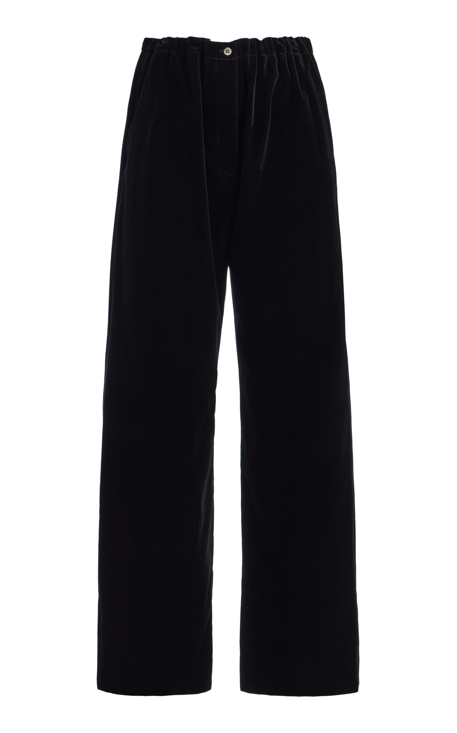 COLLEEN ALLEN - Drawstring Velvet Pant Black S/M