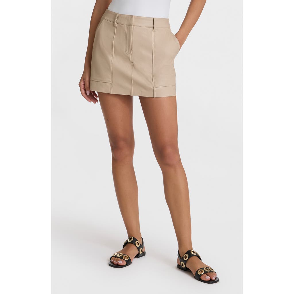 Commando - Faux Leather Utility Micro Mini Skirt