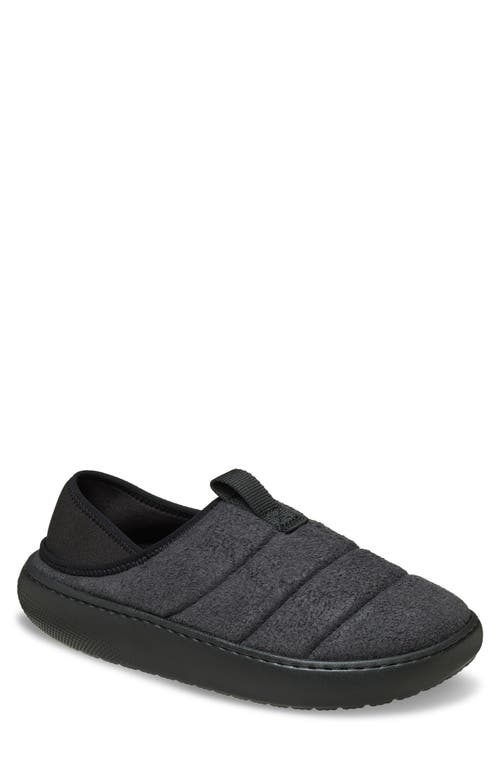 CROCS - Classic Vegan Suede Quilted Slip On Shoe
