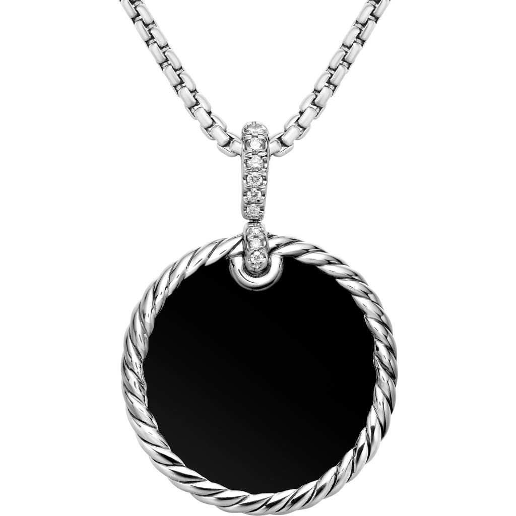 David Yurman - Elements Reversible Disc Pendant with Pavé Diamonds