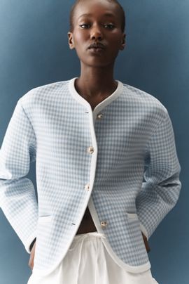 Dolan Left Coast - DOLAN Crystal Bow Blazer Jacket
