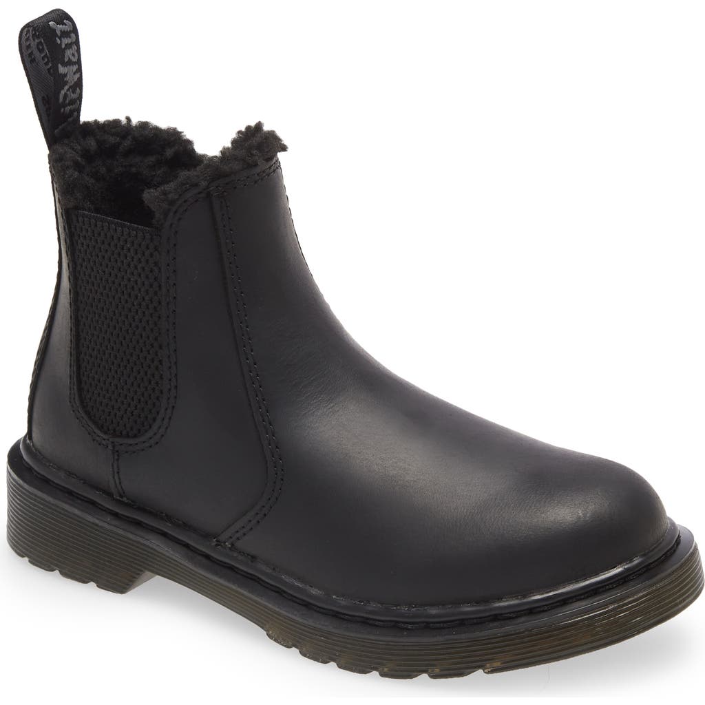 Dr. Martens - 2976 Leonore Mono Faux Fur Lined Chelsea Boot