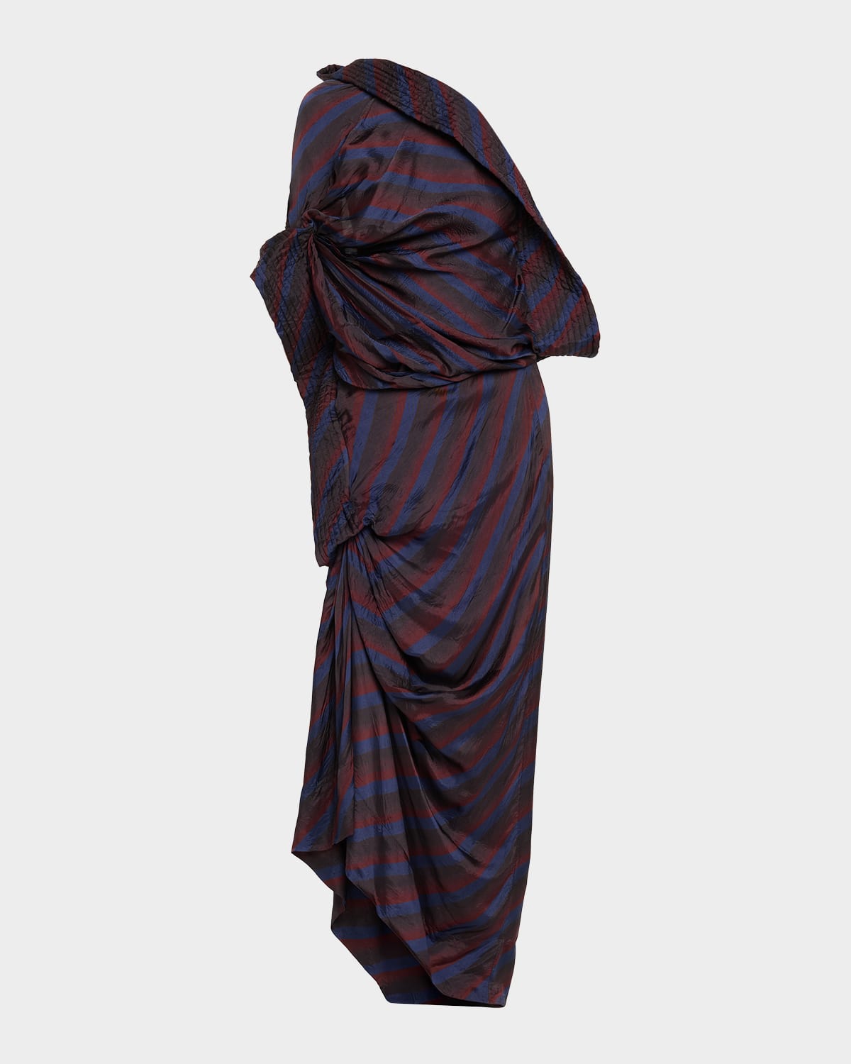 Dries Van Noten - Dolla Draped Satin Halter Dress