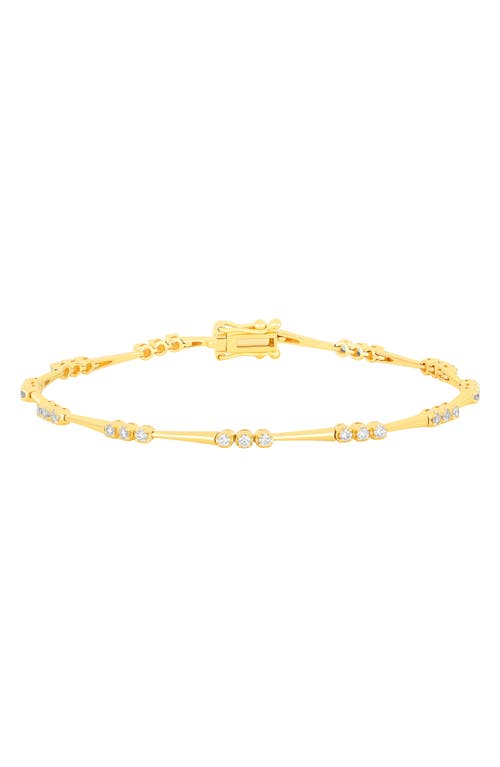 EF Collection - Crown Set Diamond Eternity Bracelet