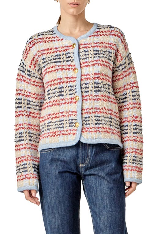 English Factory - Textured Stripe Wool Blend Jacket