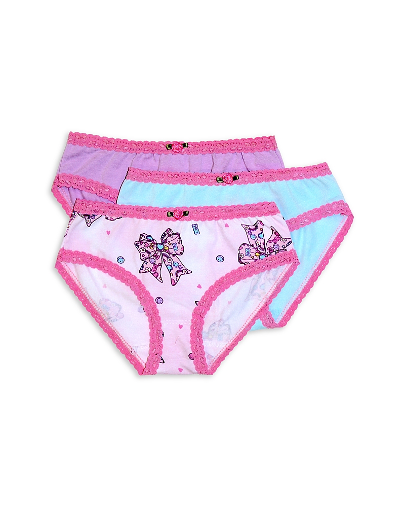 Esme - Girls' Stretch Lace Trim Underwear, 3 Pack