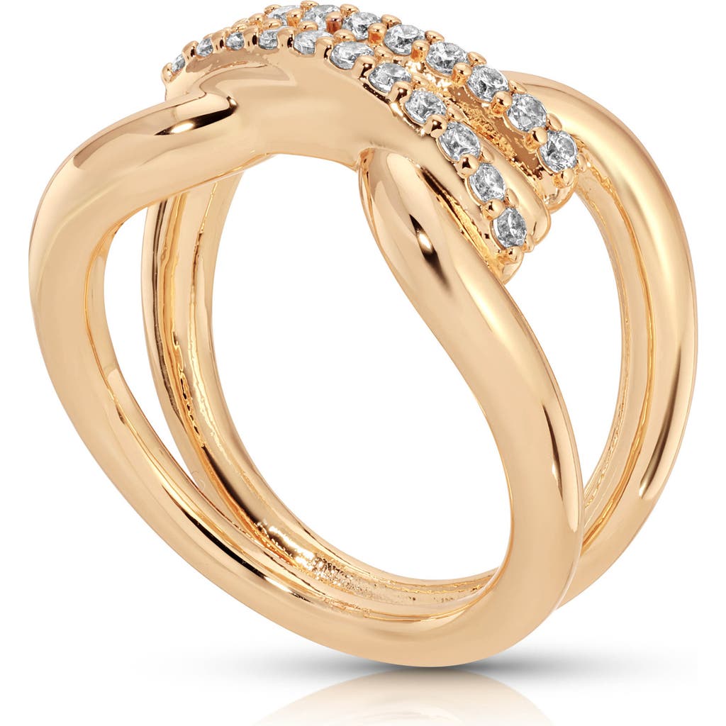 Ettika - Knot Pave Wrap Statement Ring