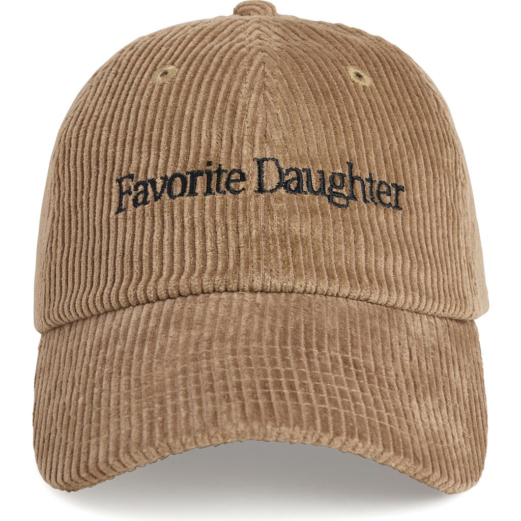 Favorite Daughter - Classic Logo Corduroy Baseball Cap