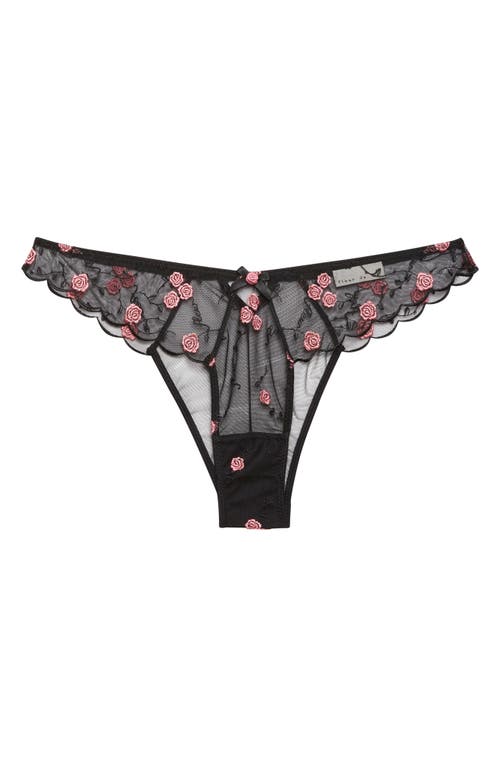 Fleur Du Mal - Embroidered Scalloped Edge Briefs