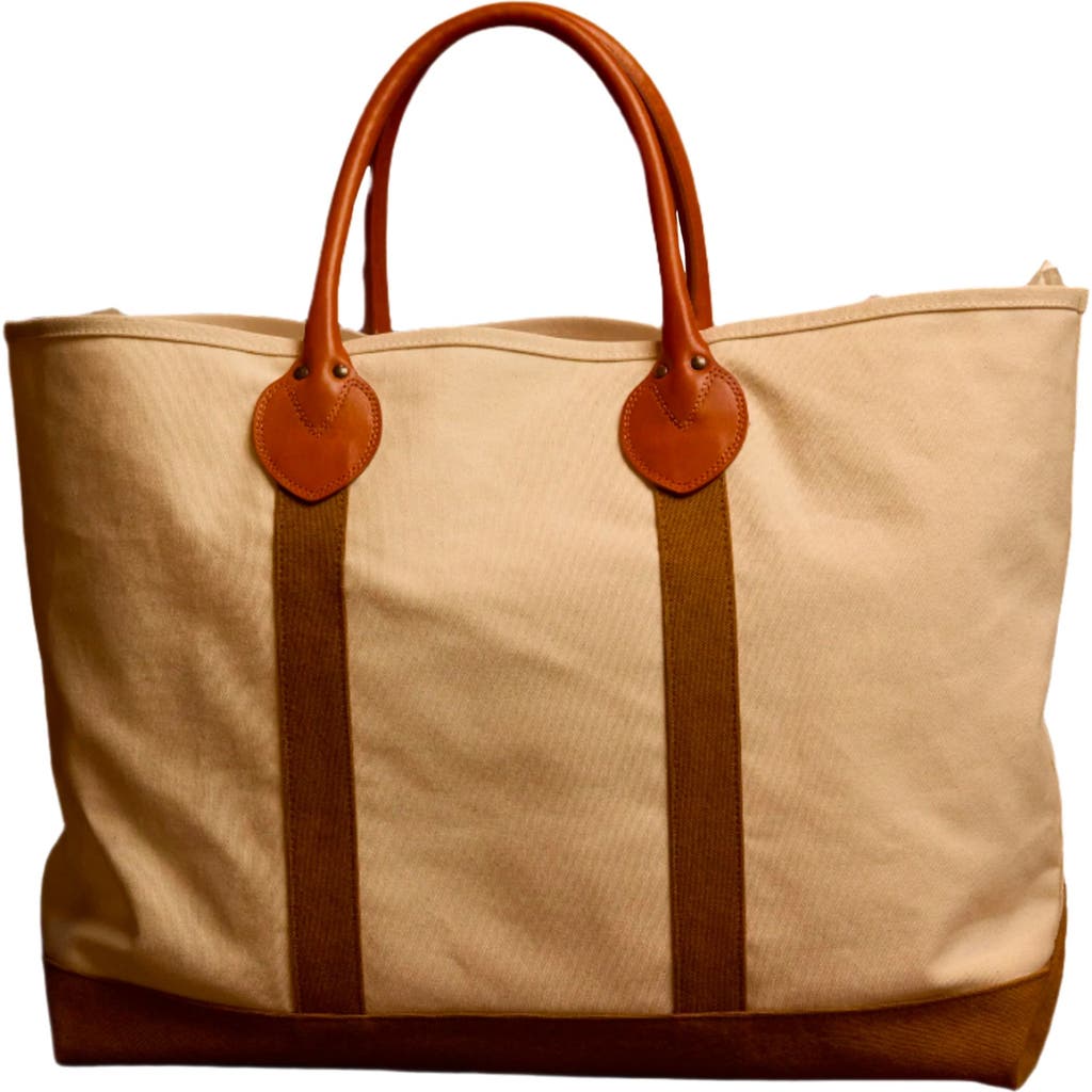Fortela - Port Canvas Bag with Leather Handles