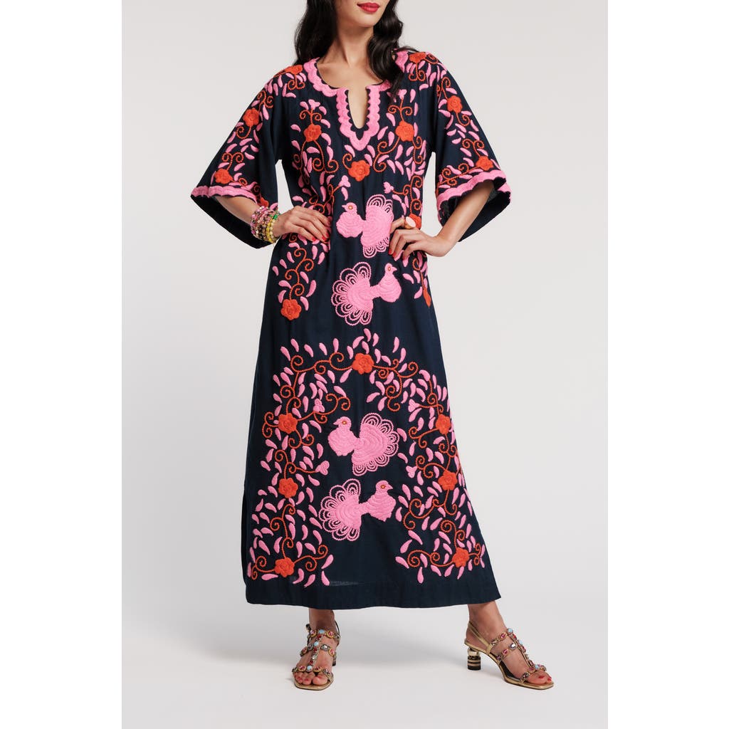 Frances Valentine - Charming Caftan Peacock