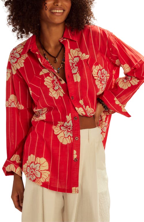Free People - Hidden Flower Button-Up Shirt