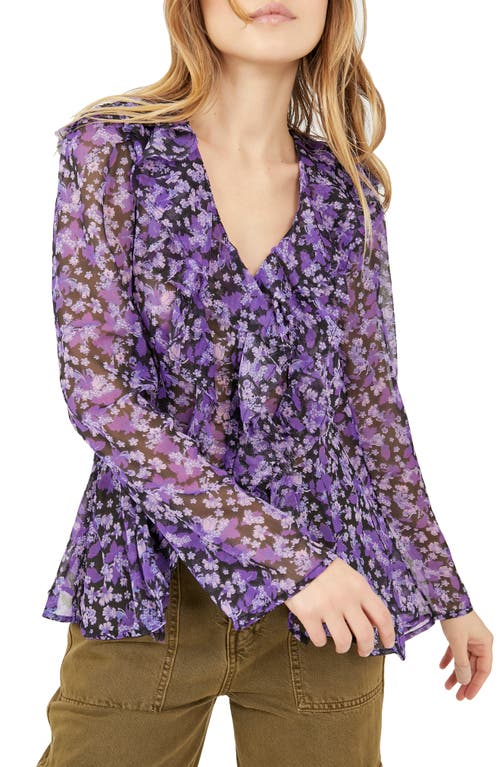 Free People - Nina Floral Sheer Blouse