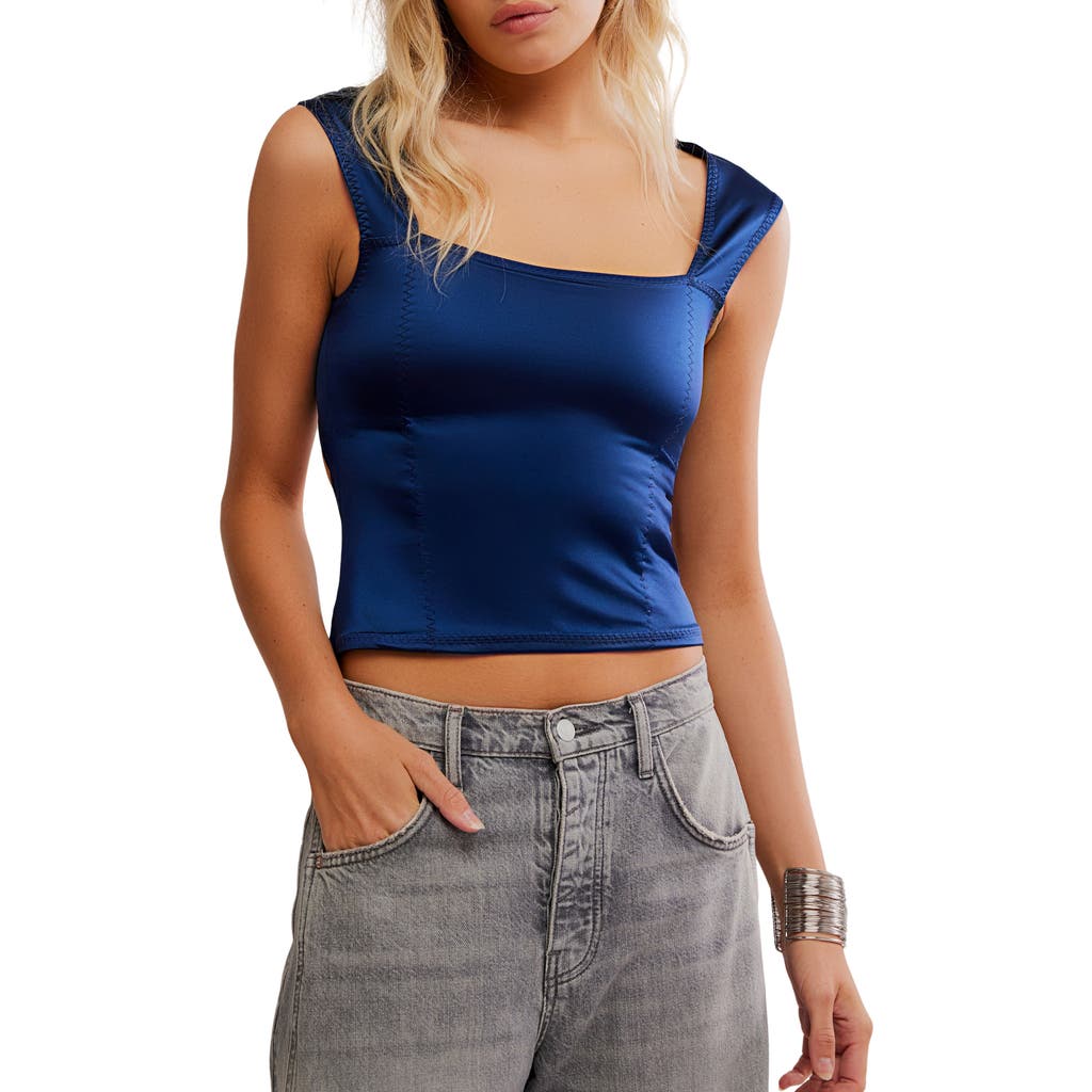 Free People - Shine On Crop Open Back Top