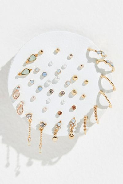 Free People - Teeny Tiny Mega Stud Earring Set
