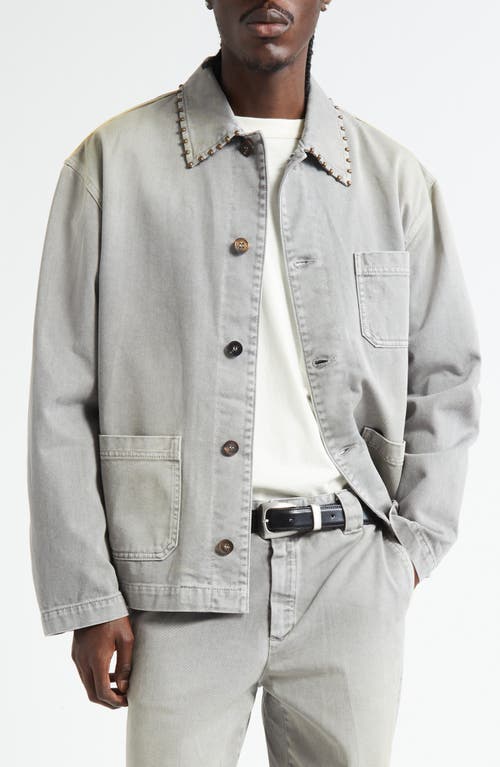Golden Goose - Journey Studded Cotton Twill Chore Jacket