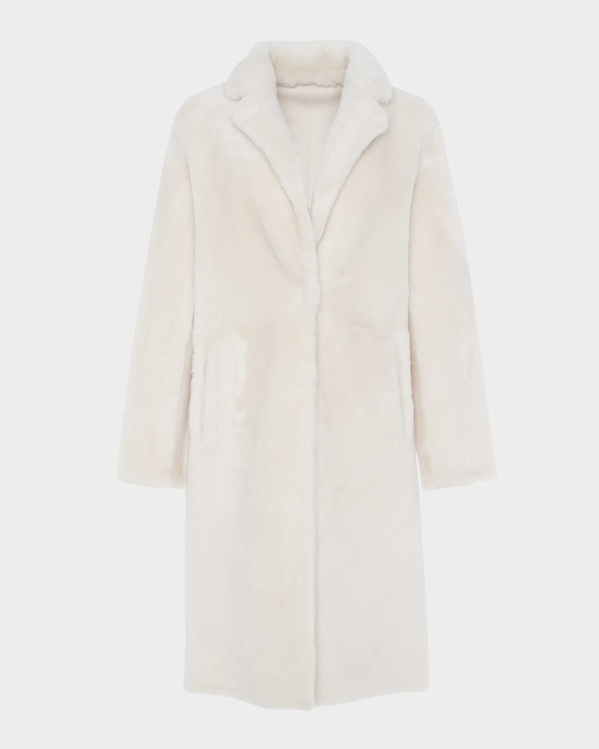 Gorski - Short Reversible Merino Lamb Shearling Coat