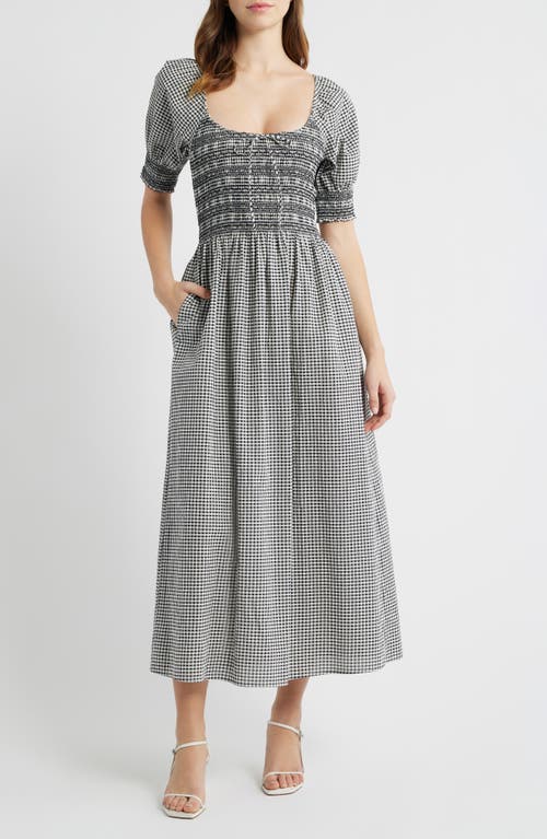 Hill House Home - The Madeline Smocked Puff Sleeve Maxi Dress