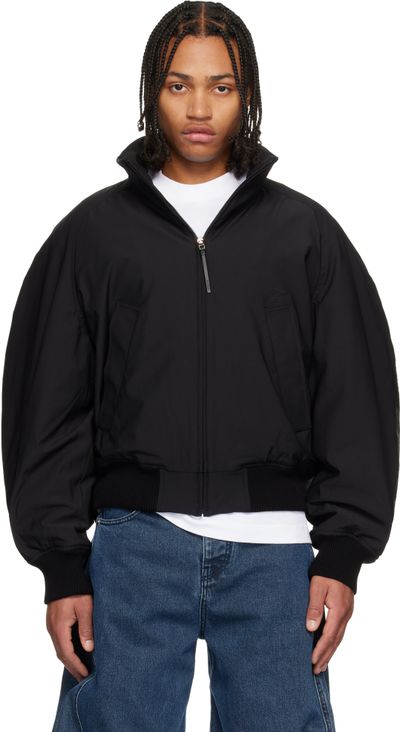 JACQUEMUS - Black 'Le Bomber Aero' Bomber Jacket