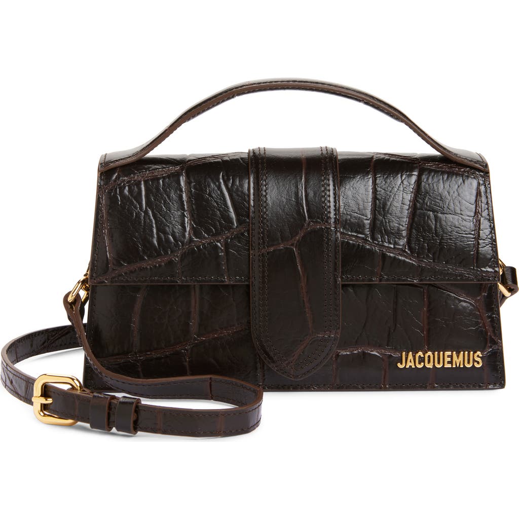 Jacquemus - Le Grand Bambino Croc Embossed Leather Crossbody Bag