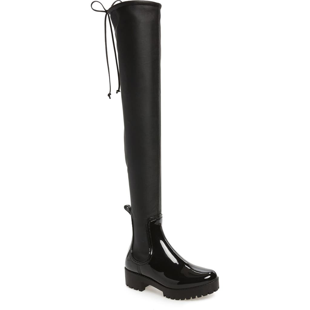 Jeffrey Campbell - Cloudy Over the Knee Rain Boot