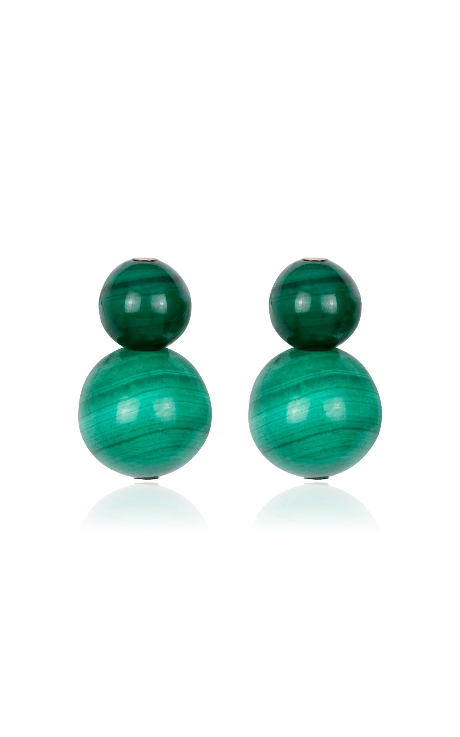 Jennifer Behr - Cara MultiStone Earrings Green OS